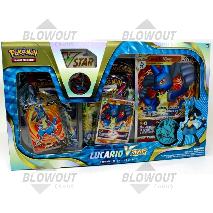 Pokemon Lucario VSTAR Premium Collection Box