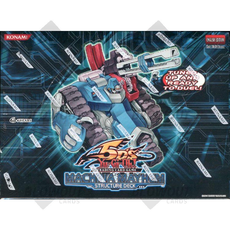 Yugioh Machina Mayhem Structure Deck 12 Box Case