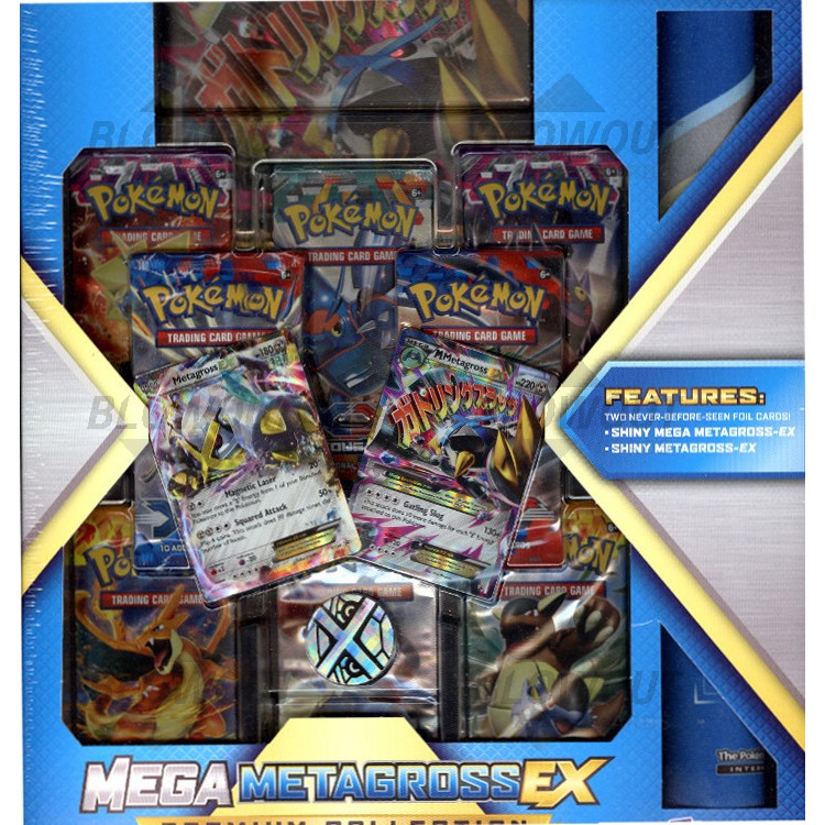 Pokemon Mega Metagross EX Premium Collection - 4 Box Case