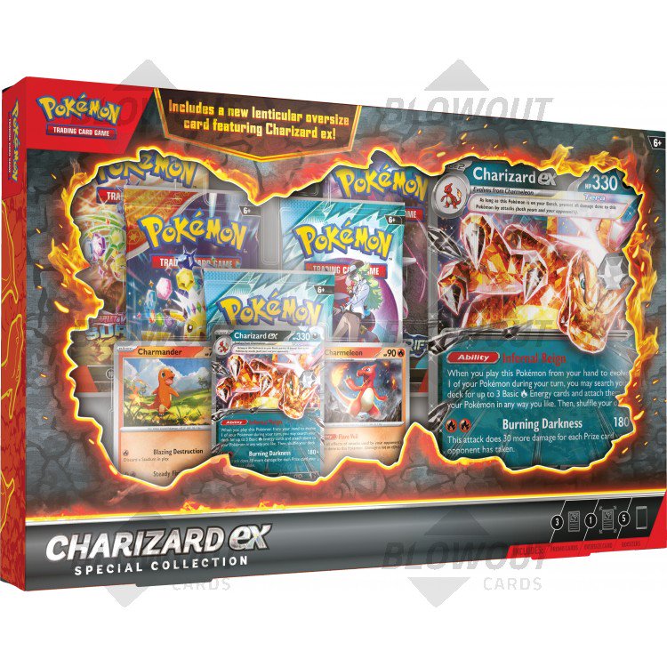 Pokemon Charizard EX Special Collection 6 Box Case