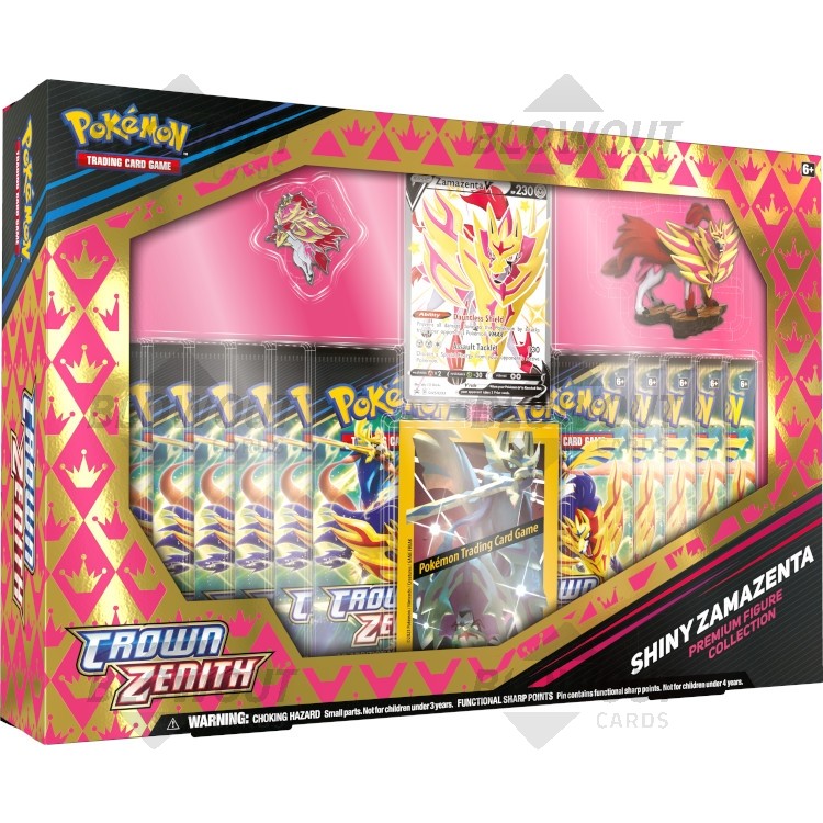 Pokemon Crown Zenith Premium Figure Collection 6 Box Case