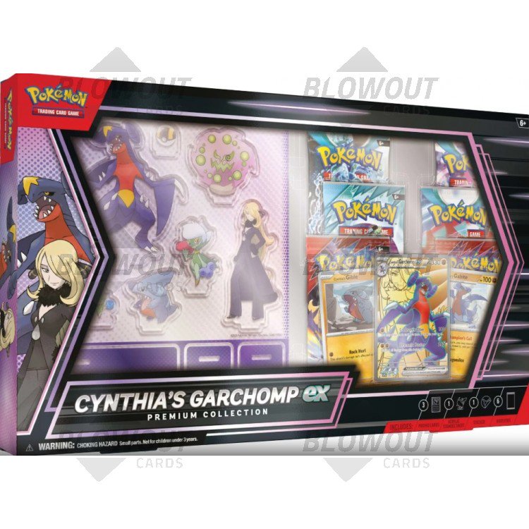 Pokemon Cynthia's Garchomp EX Premium Collection 6 Box Case