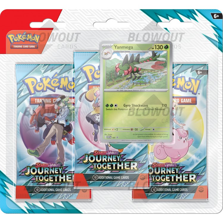 Pokemon Scarlet & Violet Journey Together 3-Pack Blister Pack - 24 Pack Box