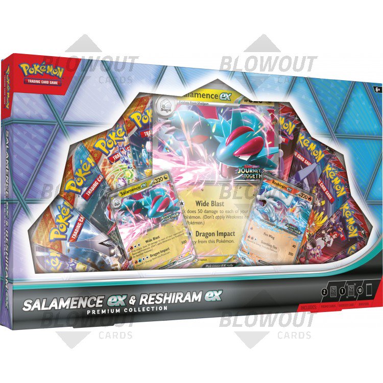 Pokemon Salamence & Reshiram EX Premium Collection Box
