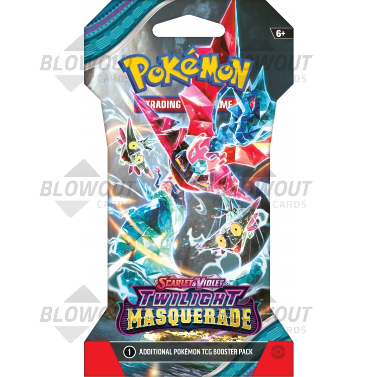 Pokemon Scarlet & Violet Twilight Masquerade Blister Pack 144 Pack Case