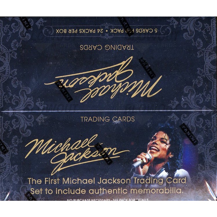 Panini Michael Jackson 2nd Wave Trading Cards Box