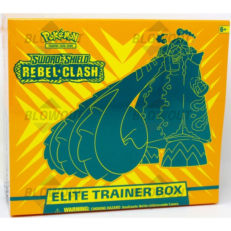 Pokemon Sword & Shield Rebel Clash Elite Trainer Box