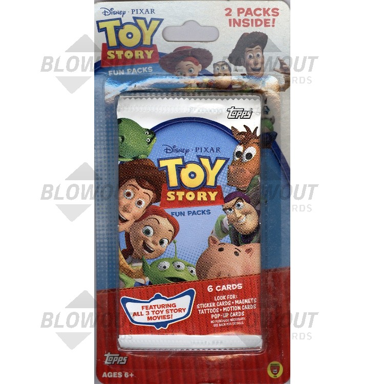 Topps Toy Story Trading Cards 2 Pack Blister 100 Pack Lot