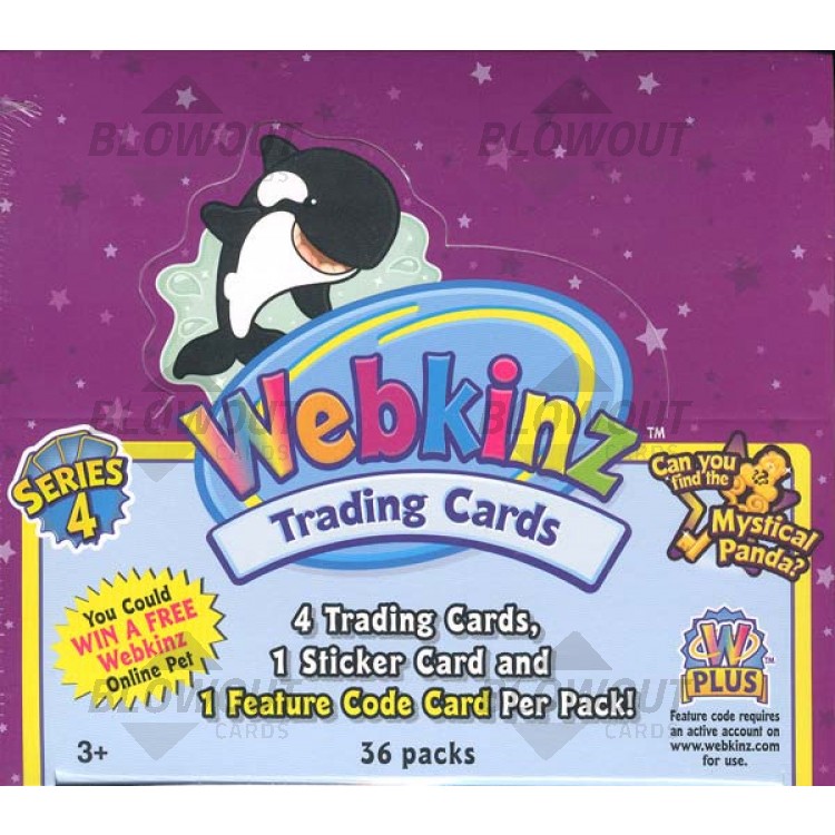 Webkinz Trading Cards Series 4 - 10 Box Case (Ganz)