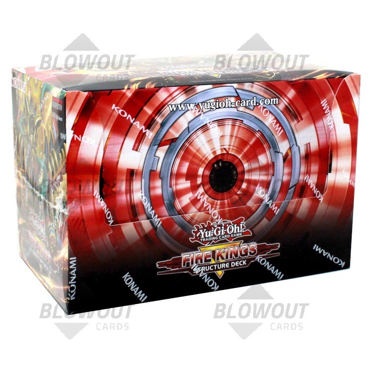 Yugioh Fire Kings Revamped Structure Deck 12 Box Case