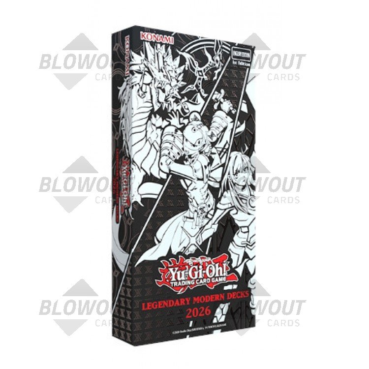 Yugioh 2026 Legendary Modern Decks 12 Box Case