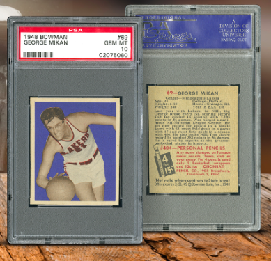 George Mikan Rookie Card sets record, while four other items top ...