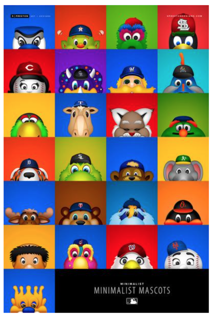S. Preston's Minimalist Mascots finally get official MLB licensing nod ...
