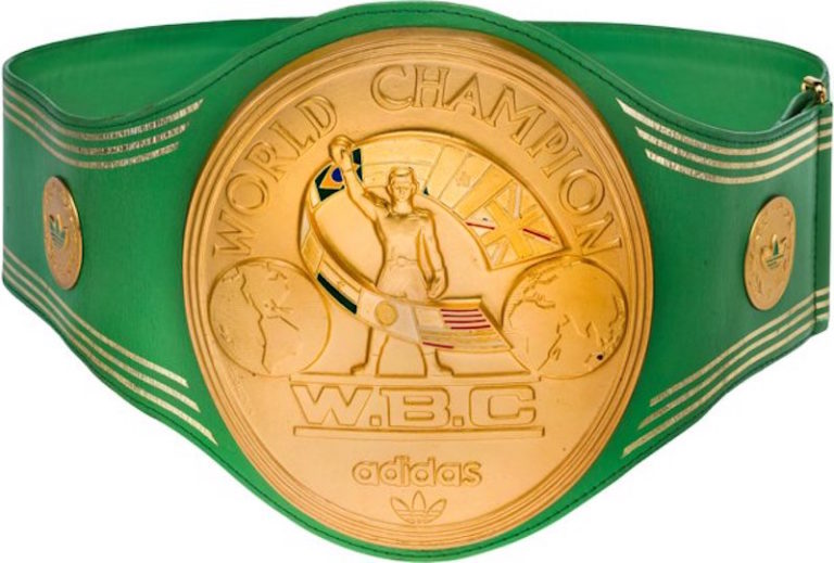 Muhammad Ali's WBC heavyweight championship belt on auction block ...
