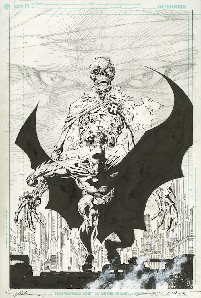 This Jim Lee Original Batman Art Auction Might Make You Hush Blowout Buzz