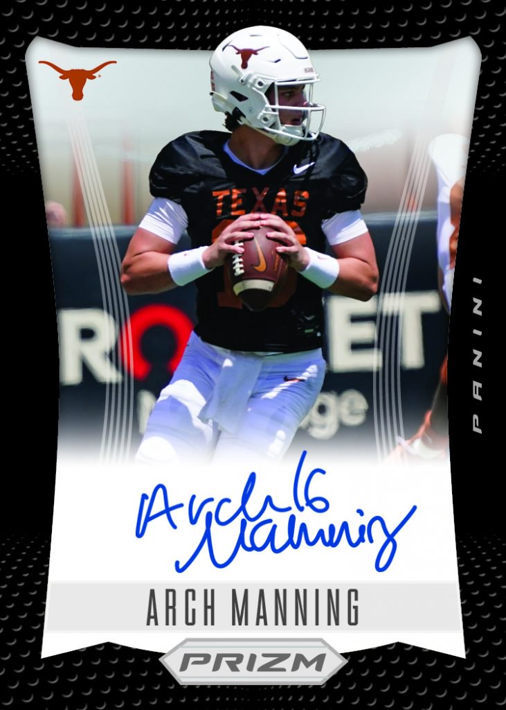 Arch Manning joins Panini America team, 1st card at auction / Blowout Buzz