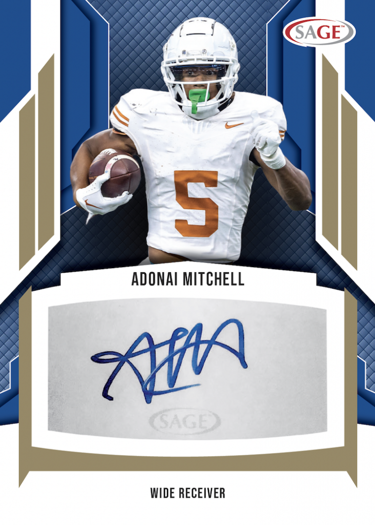 First Buzz: 2024 SAGE Football High Series football cards / Blowout Buzz