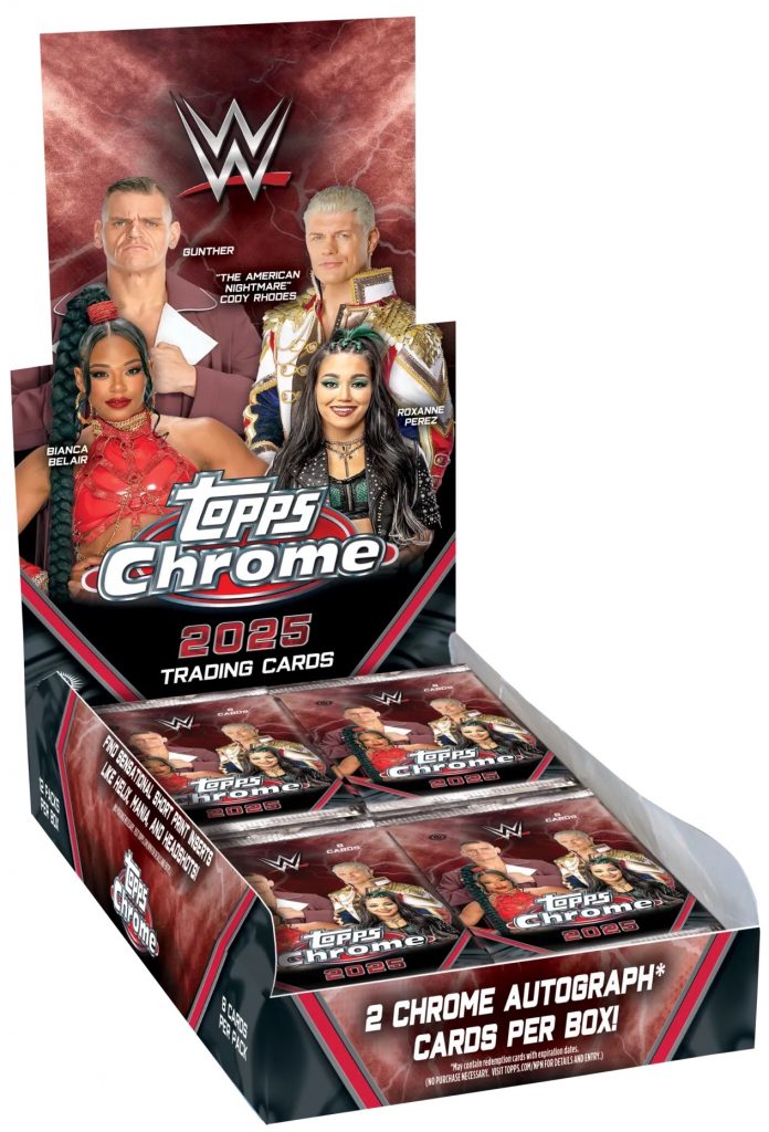 First Buzz: 2025 Topps Chrome WWE cards (updated) / Blowout Buzz