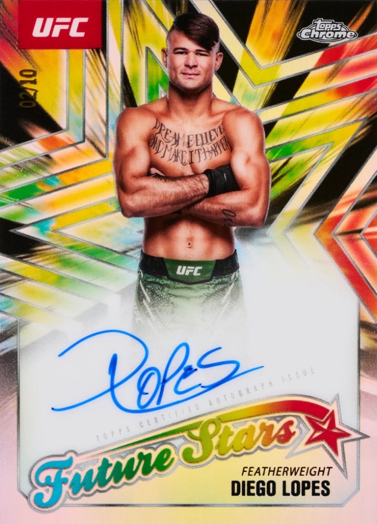 First Buzz: 2025 Topps Chrome UFC trading cards (updated) / Blowout Buzz