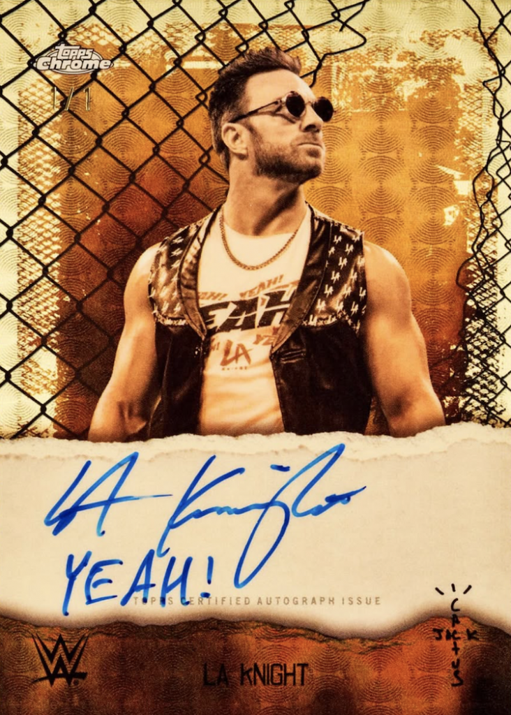 First Buzz: 2025 Topps Chrome WWE Cactus Jack (updated) / Blowout Buzz