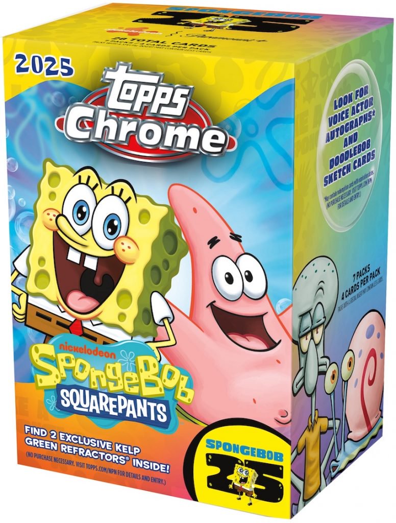 First Buzz: 2025 Topps Chrome SpongeBob SquarePants / Blowout Buzz